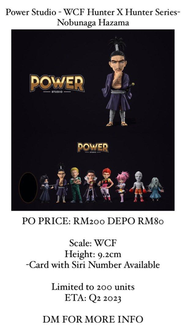 Power Studio - WCF Hunter X Hunter Series- Nobunaga Hazama, Hobbies & Toys, Toys & Games on ...
