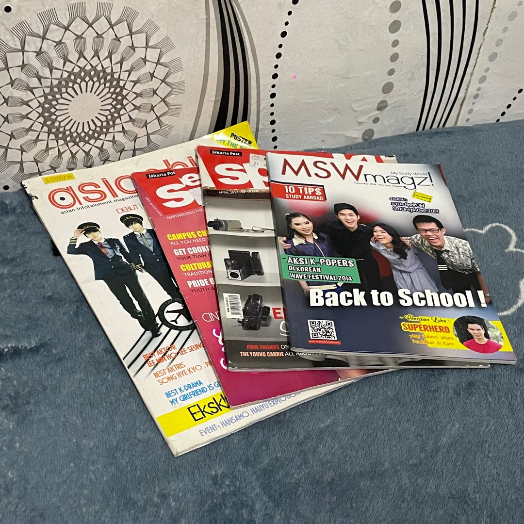 [PRELOVED] Majalah Bekas, Buku & Alat Tulis, Majalah & Lainnya di Carousell