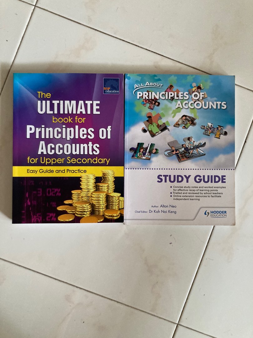 Principles of Accounts Study Guide, Hobbies & Toys, Books & Magazines ...