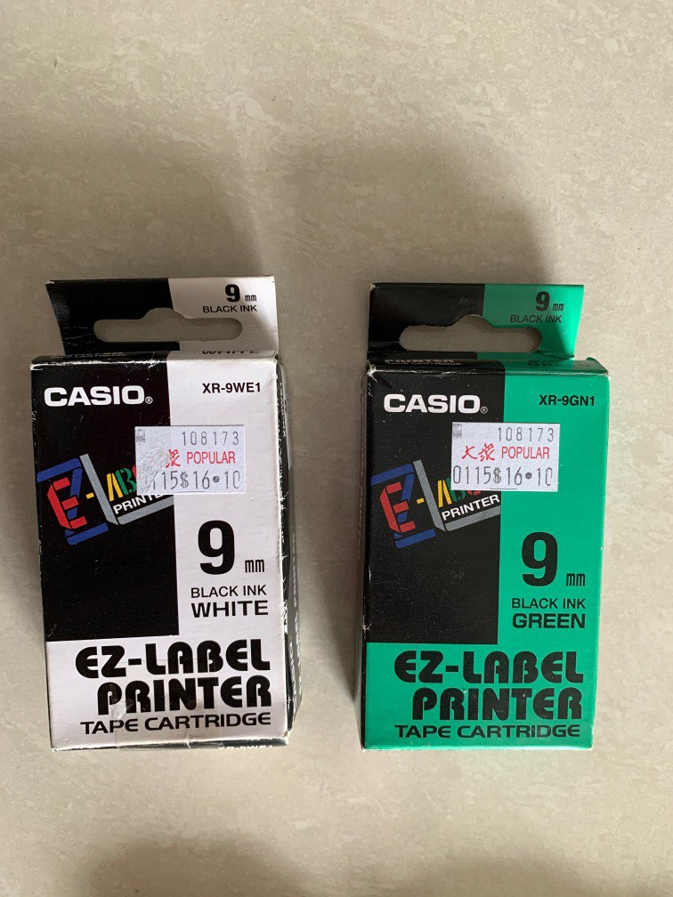 Brand new Printer label Casio EZ label tape cartridge free 5, Computers ...