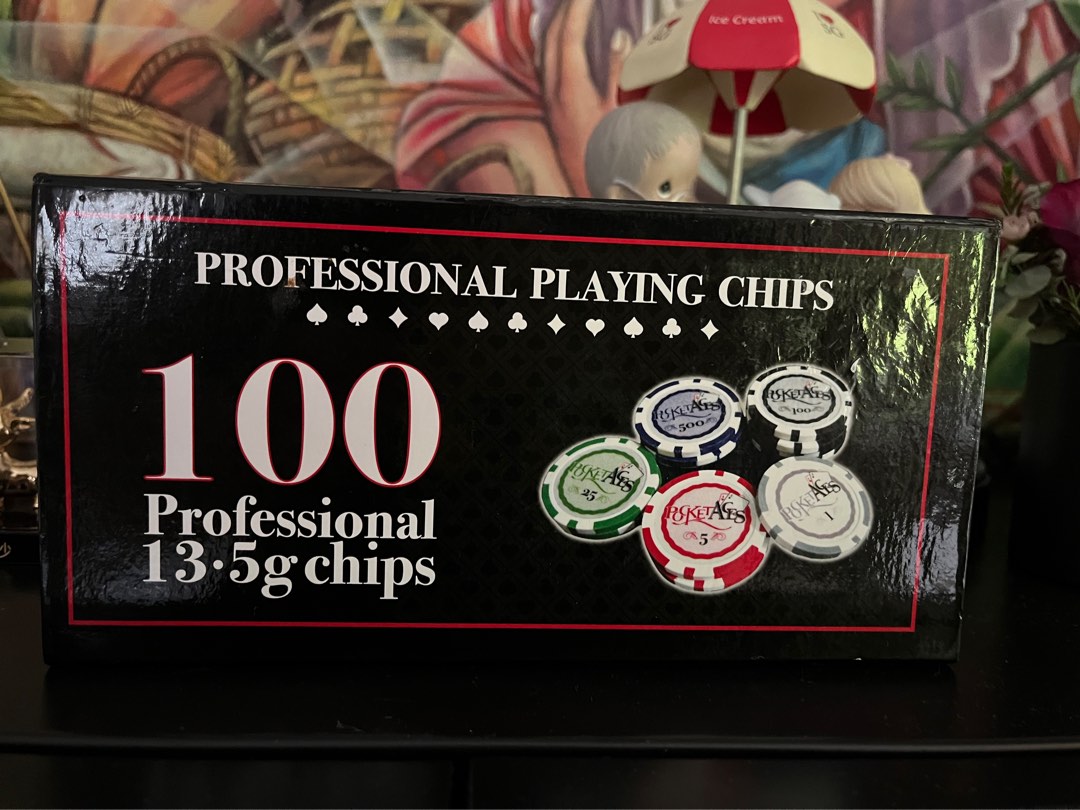 Professional Playing Chips, Hobbies & Toys, Toys & Games on Carousell