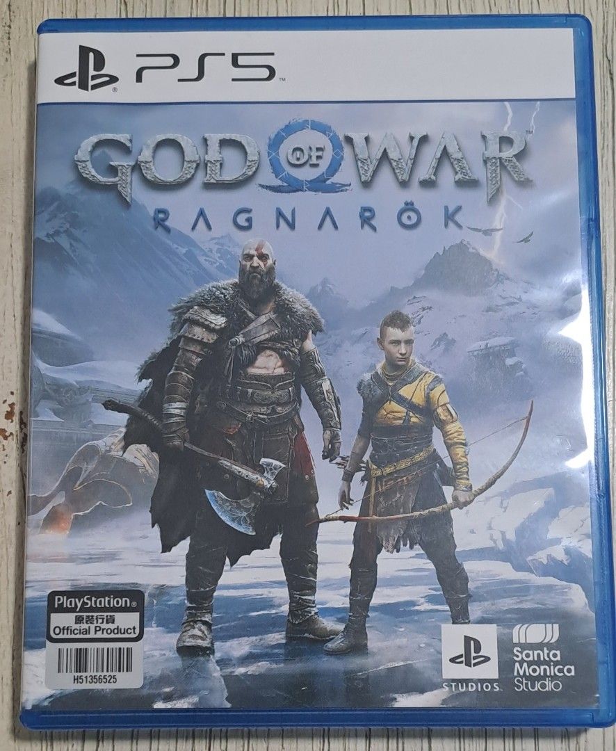 PS5 God of War Ragnarok Disc Version, Video Gaming, Video Games ...