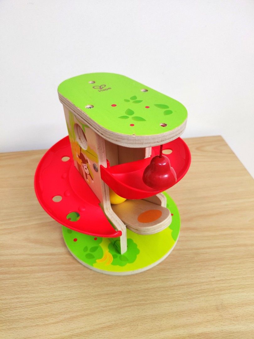 Punggol | Hape Jungle Press and Slide wooden toy / ball run / ball ramp ...