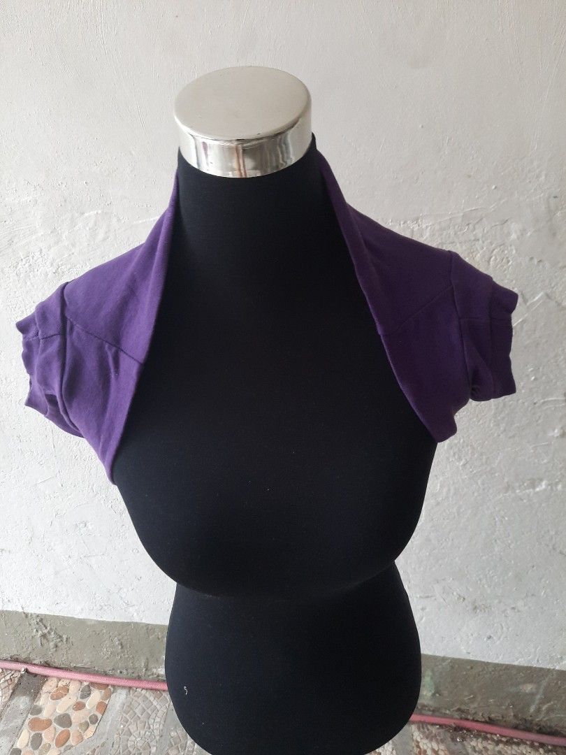 Purple bolero, Women's Fashion, Coats, Jackets and Outerwear on Carousell