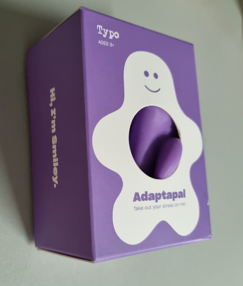 Purple Typo Adaptapal Squishy, Hobbies & Toys, Toys & Games on Carousell