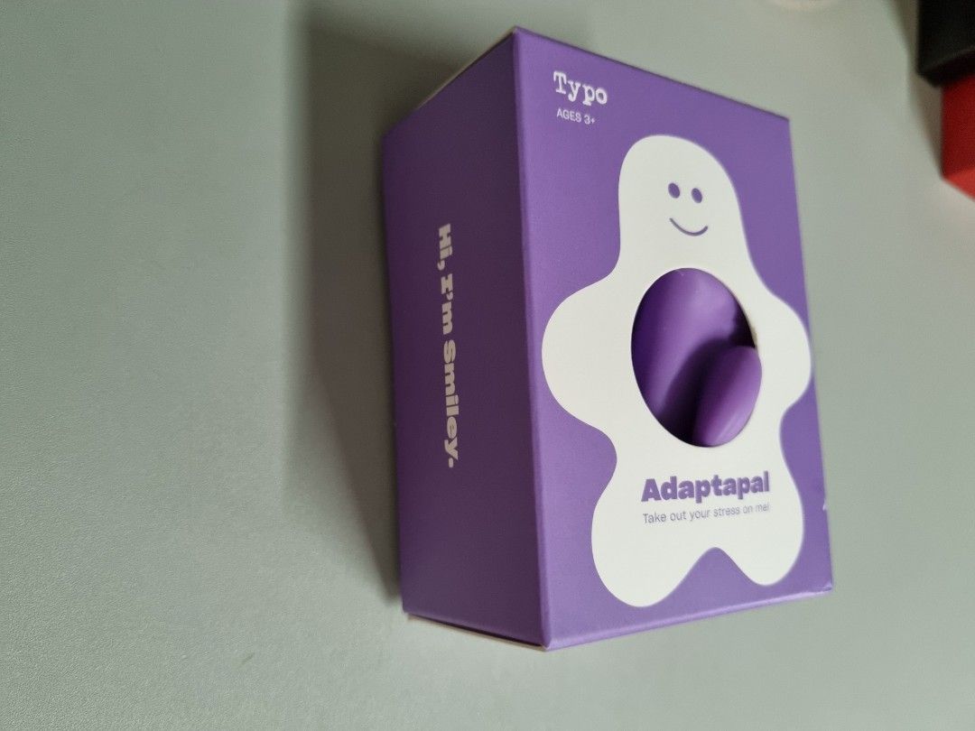 Purple Typo Adaptapal Squishy, Hobbies & Toys, Toys & Games on Carousell