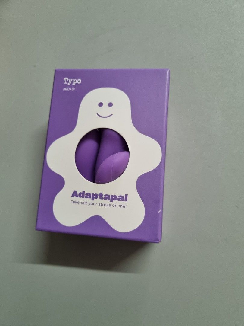 Purple Typo Adaptapal Squishy, Hobbies & Toys, Toys & Games on Carousell