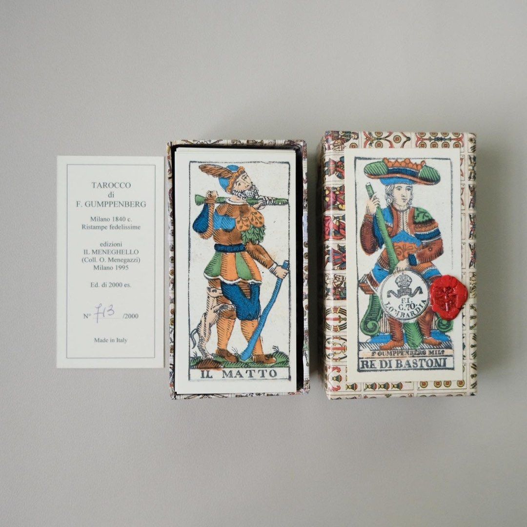 (RARE OOP) Tarot di F. Gumppenberg, 1840 by Il Meneghello, Hobbies ...