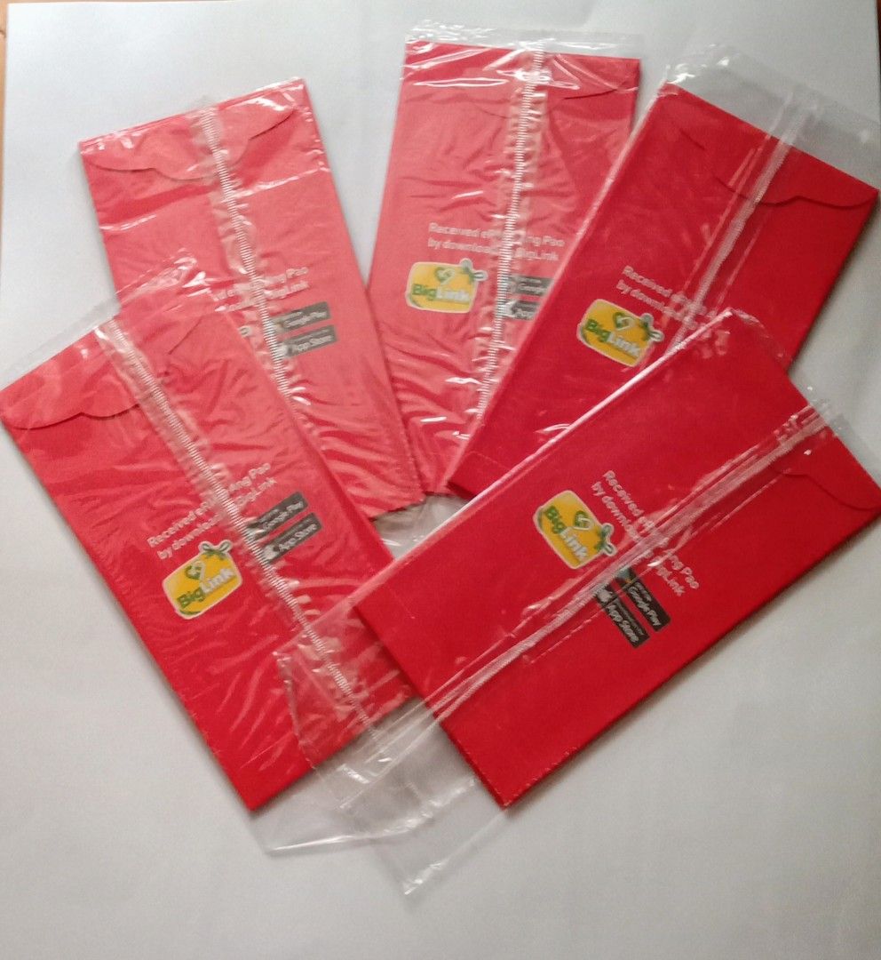 Red Ang Pao Packets, 25 pcs, Hobbies & Toys, Stationery & Craft ...