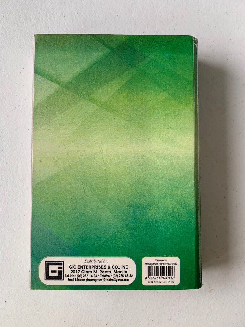 Reviewer in Management Advisory Services by Roque, Hobbies & Toys ...