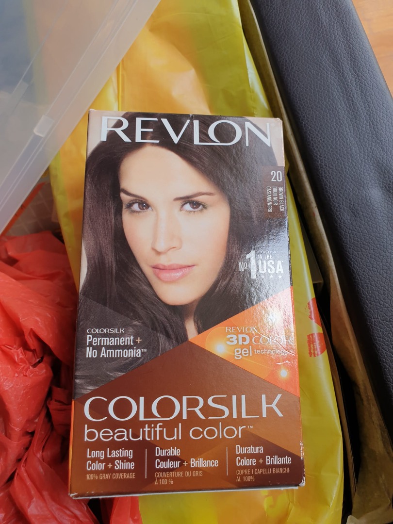 Revlon Color silk Beautiful Color Hair Dye (No. 20, Brown Black ...