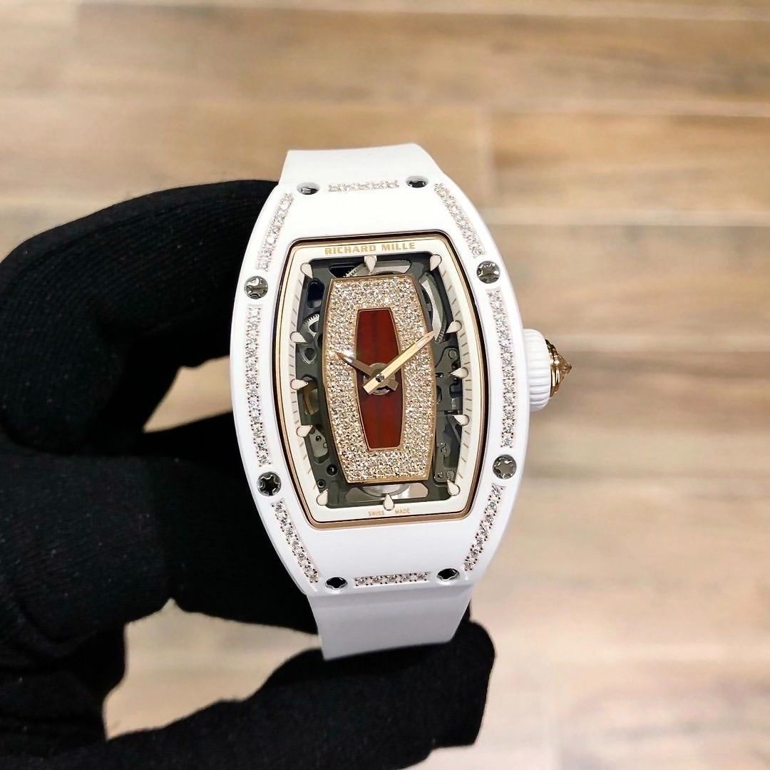 Richard Mille RM 07-01 White Ceramic with Gemstones Ladies Watch, 名牌 ...