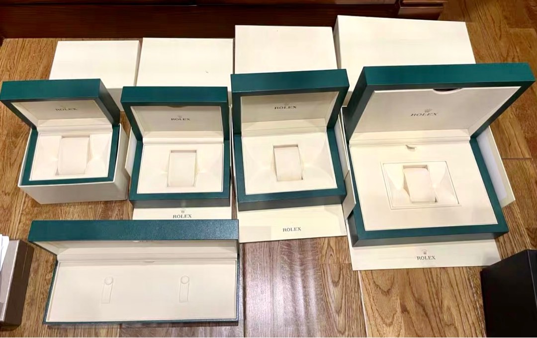 Rolex box+ AD paper bag, 其他, 其他 - Carousell