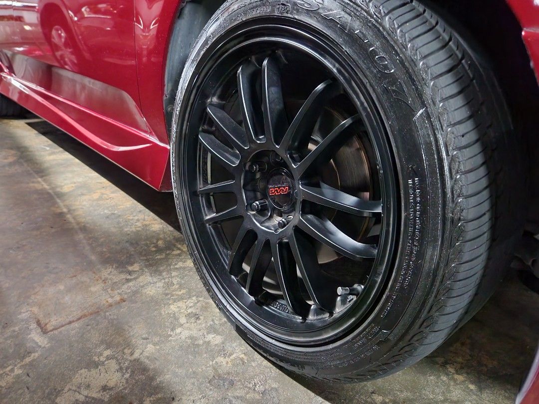 Re30 replica 17 inch Rims comes with tyres 215/45/17, Car Accessories ...