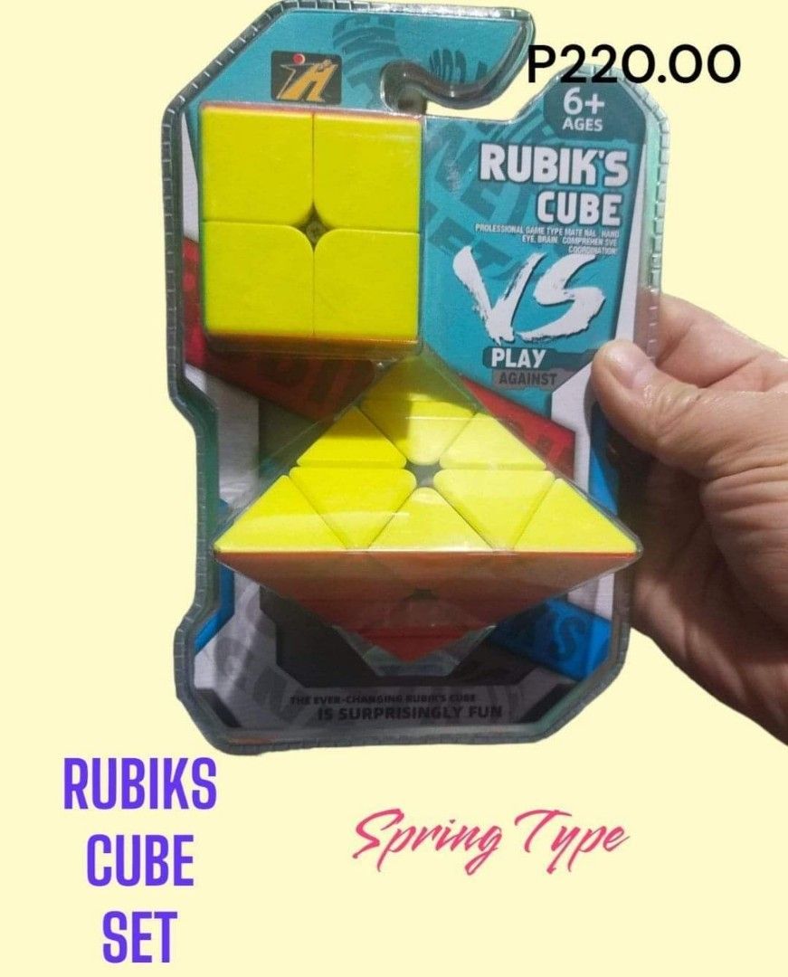 Rubics cube Spring type, Hobbies & Toys, Toys & Games on Carousell