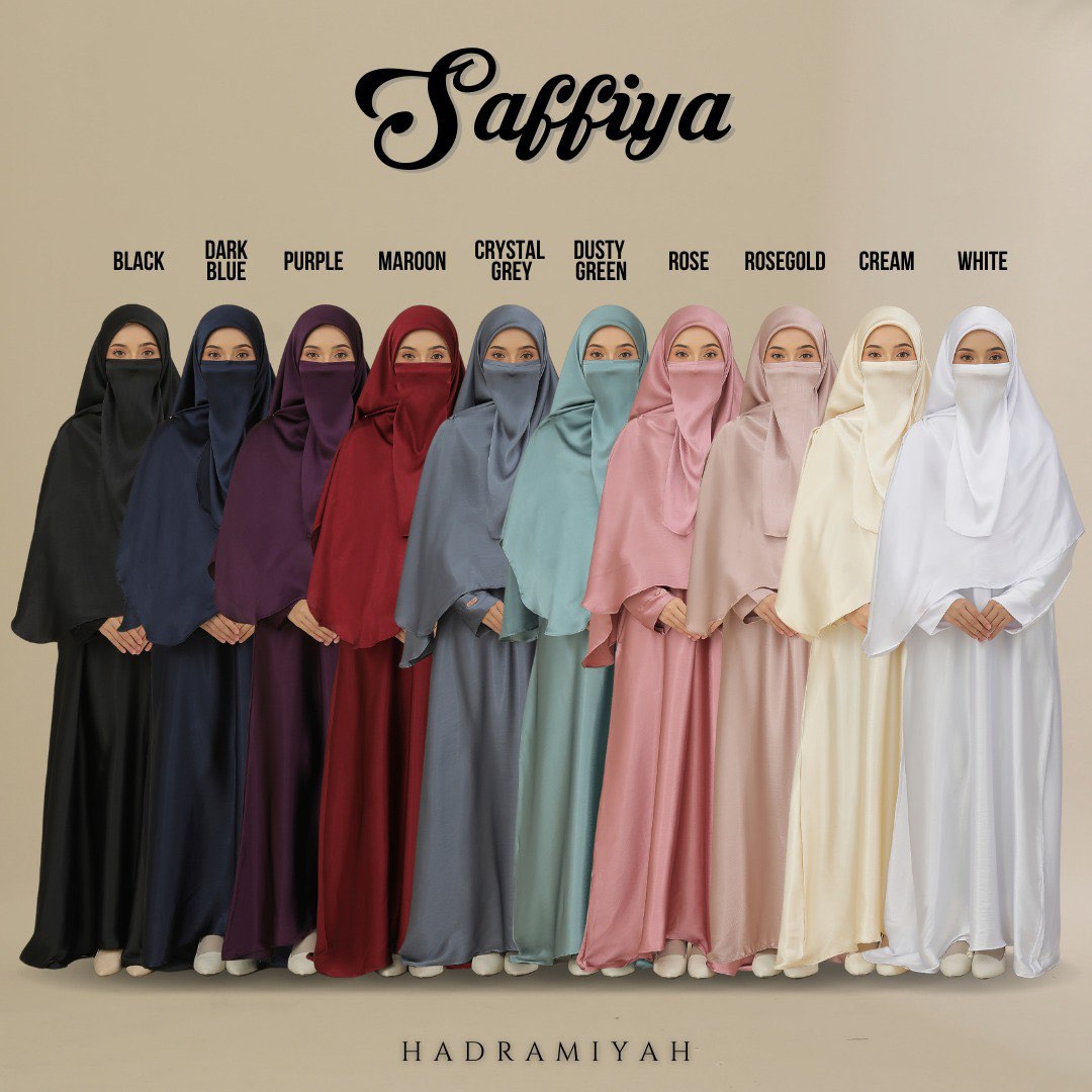 Saffiya, Women's Fashion, Muslimah Fashion, Kaftans & Jubahs on Carousell