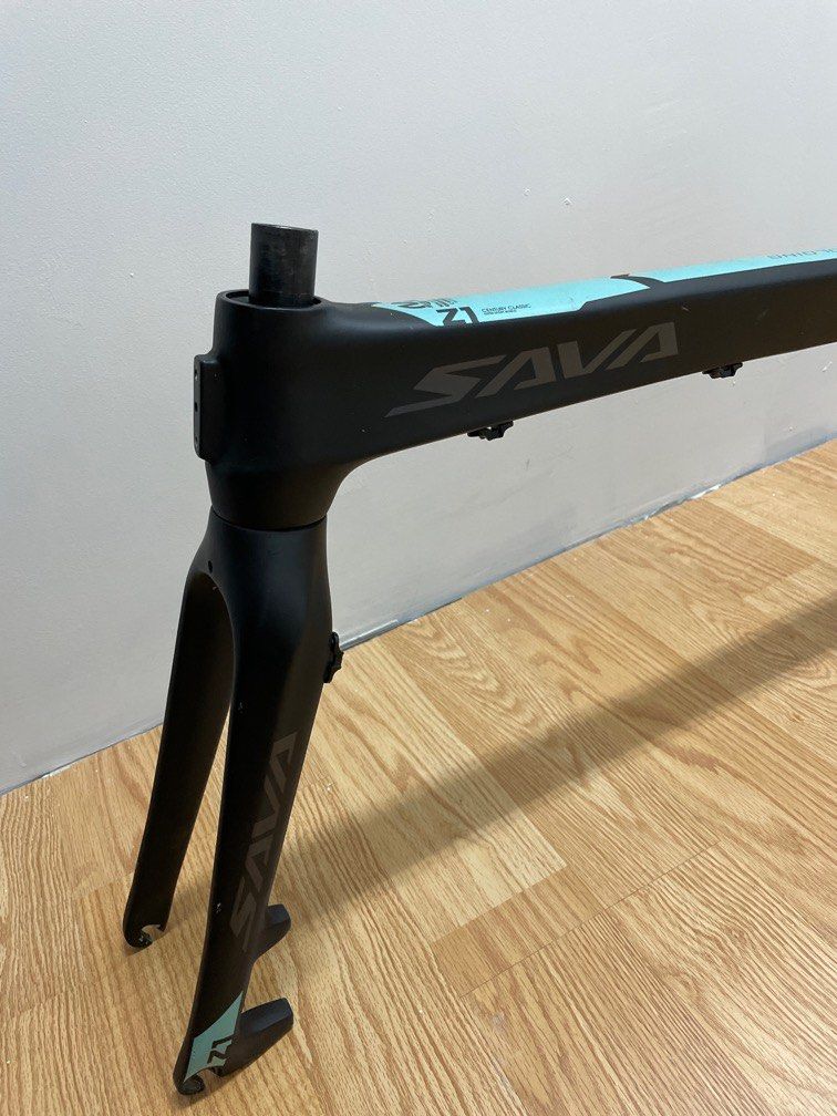 SAVA Z1 Carbon Folding Bike Frame, Sports Equipment, Bicycles & Parts ...