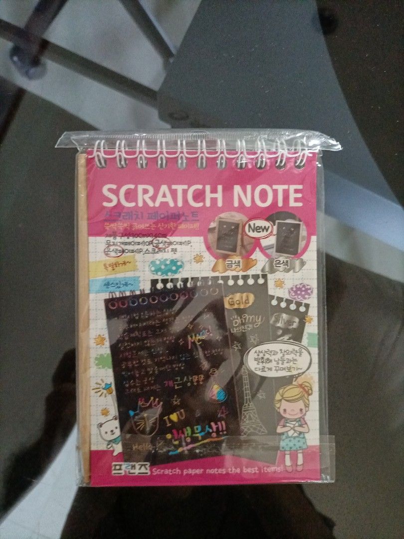 scratch notepad, Hobbies & Toys, Stationery & Craft, Craft Supplies & Tools on Carousell