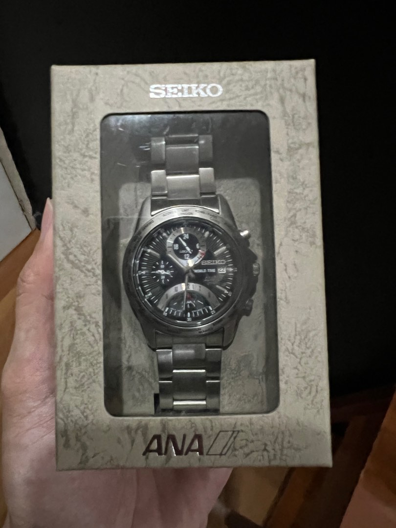 Seiko watch x ANA airline, Men's Fashion, Watches & Accessories ...