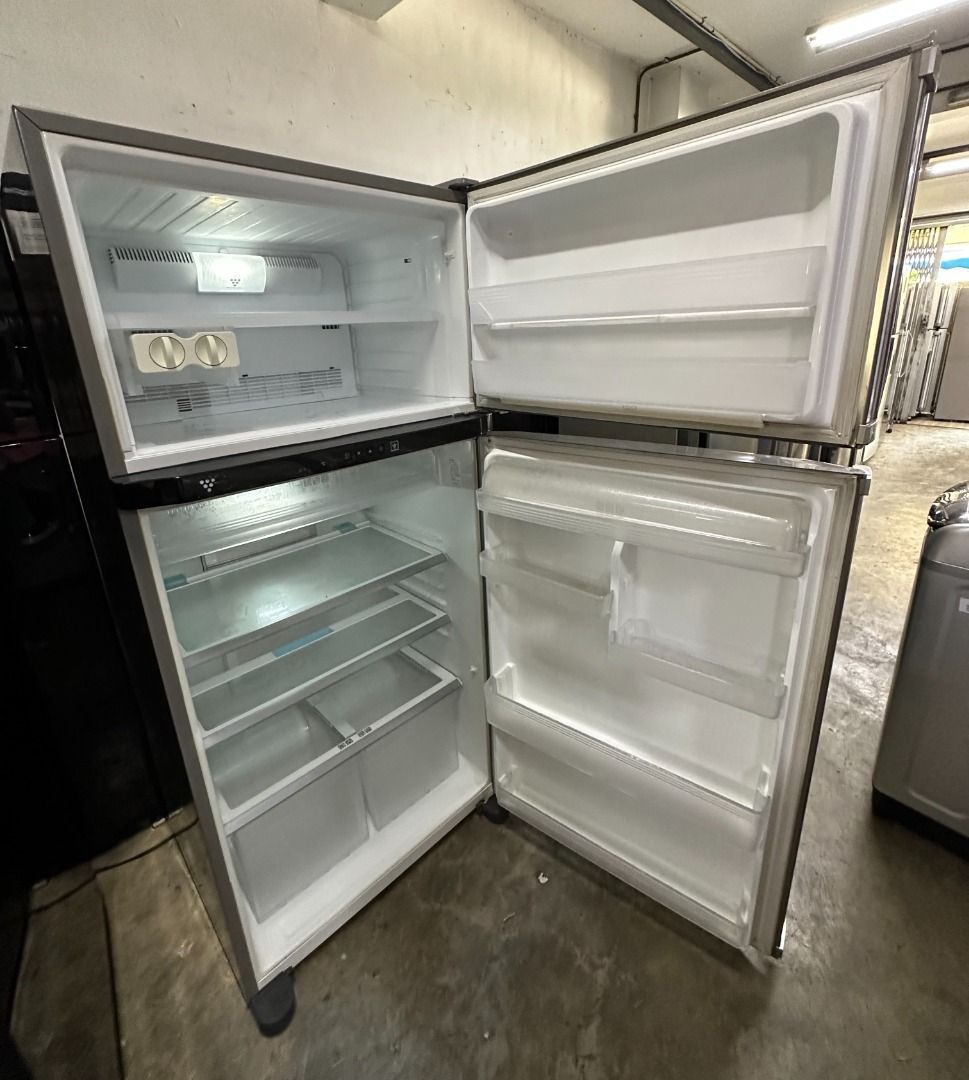 SHARP 555L 2-Door Fridge_SJ-PT55R-HS (91696), TV & Home Appliances ...