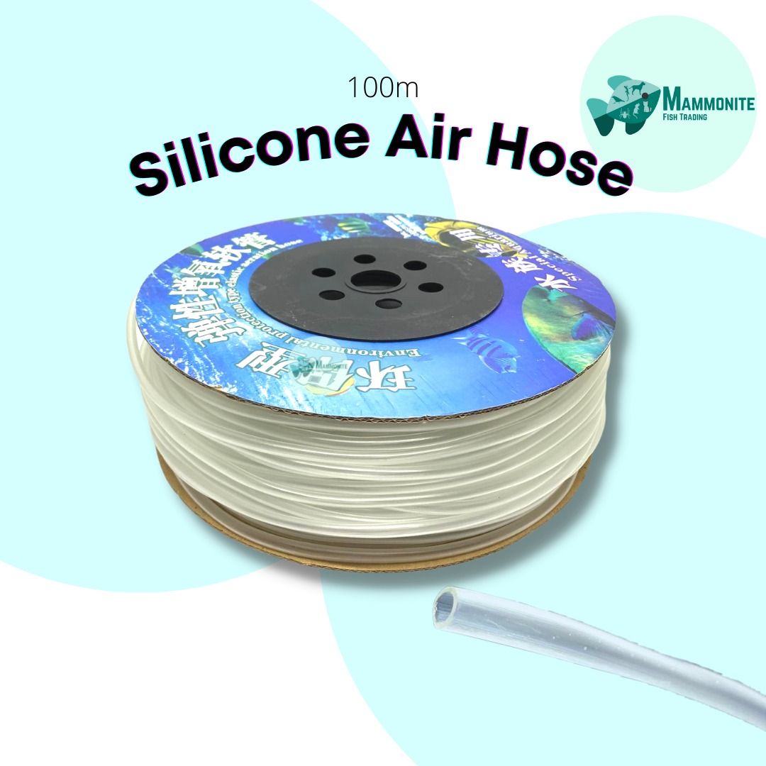 Silicone Air Hose 100 Meters Clear Transparent Aquarium Fish Tank ...