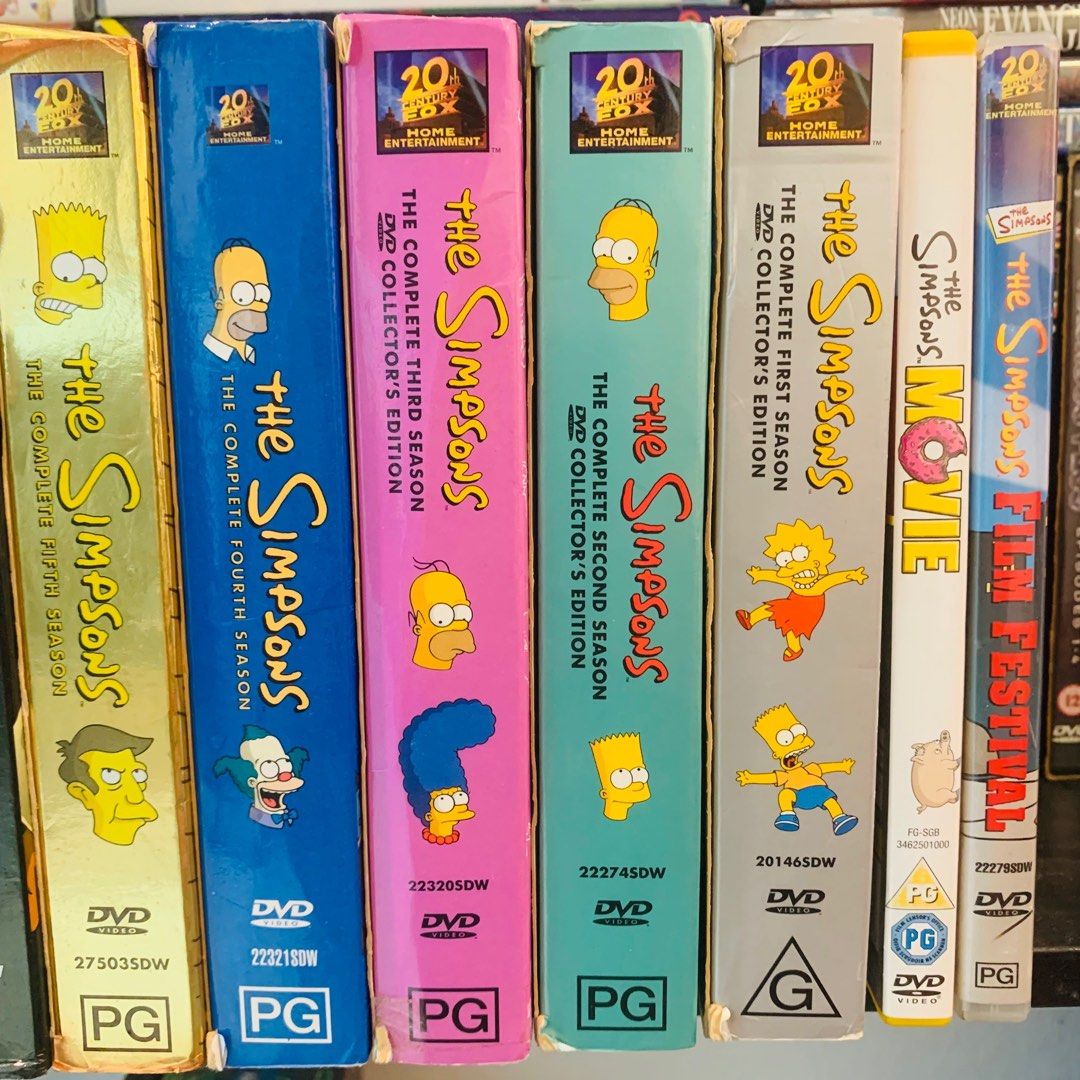 CNY SALE Simpsons series original boxset lot, Hobbies & Toys, Music ...