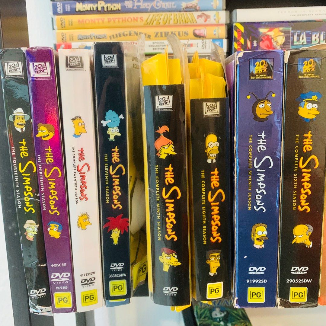 CNY SALE Simpsons series original boxset lot, Hobbies & Toys, Music ...