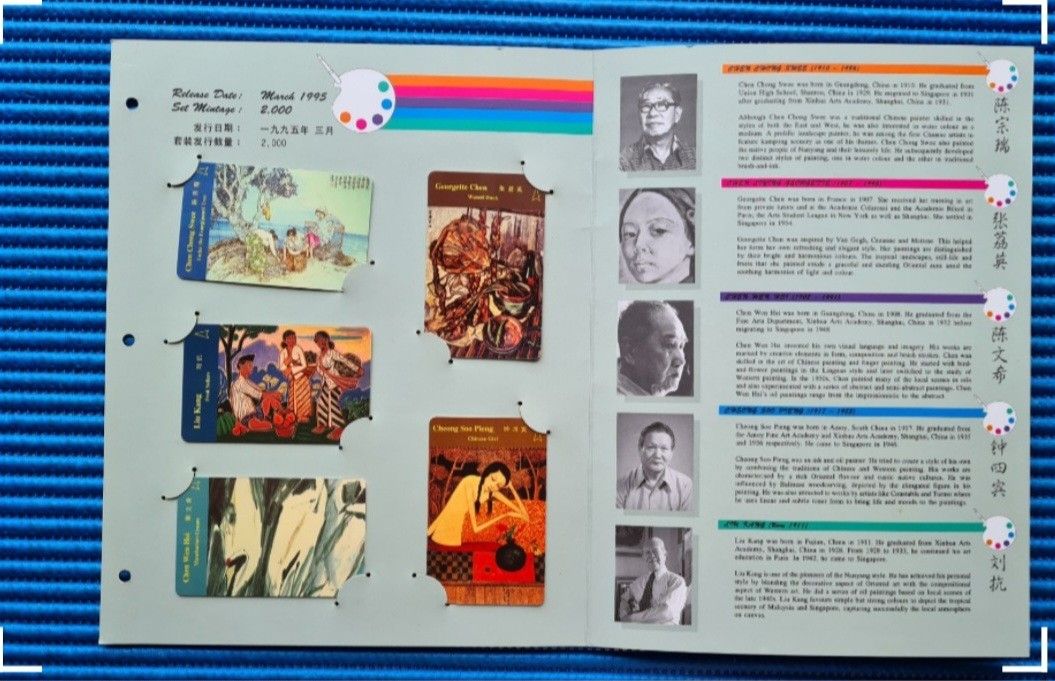 Singapore Pioneer Artists Liu Kang, Chen Chong Swee, Chen Wen Hsi ...