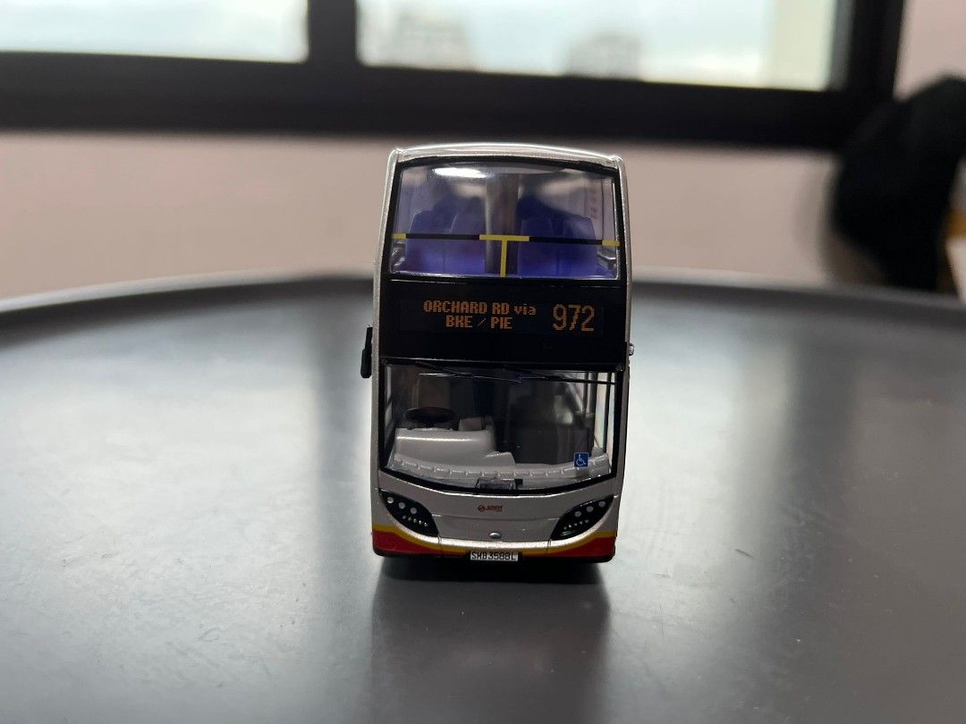 Singapore SMRT Die-cast Double Decker Bus Model, Hobbies & Toys ...