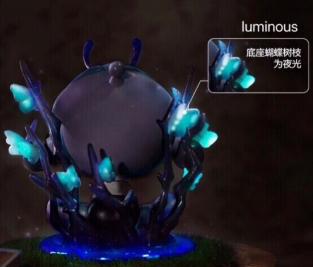 Skull panda The Mare of animals Blue Morpho, Hobbies & Toys, Toys ...