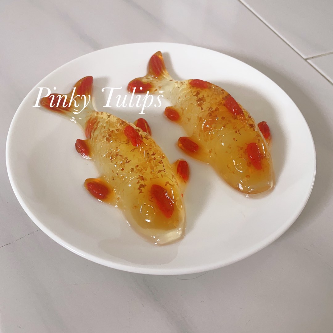 Small Koi Fish Osmanthus Konnyaku Jelly, Food & Drinks, Homemade Bakes ...
