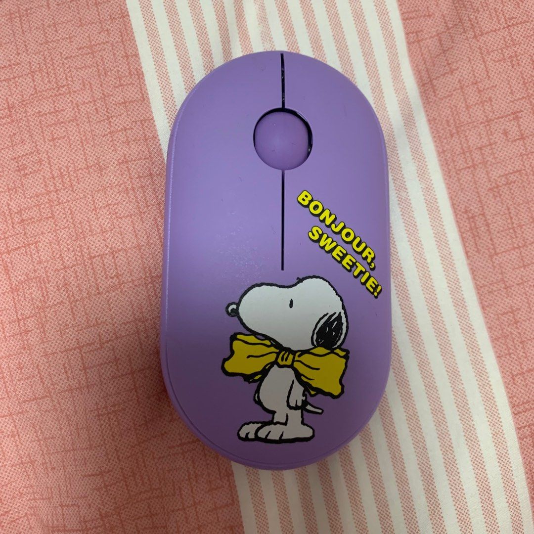 Snoopy x royce wireless keyboard and mouse, Computers & Tech, Parts ...