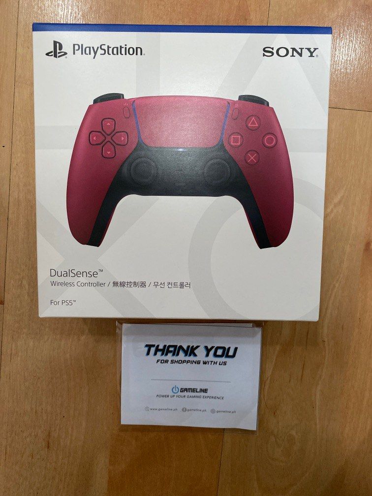 Sony PS5 DualSense Controller - Cosmic Red, Video Gaming, Gaming ...