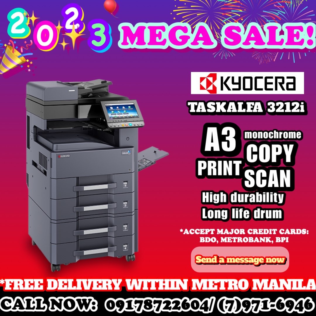 SRA3 A3 MONOCHROME HIGH END ALL IN ONE COPIER, PRINTER, SCANNER KYOCERA, Computers & Tech ...