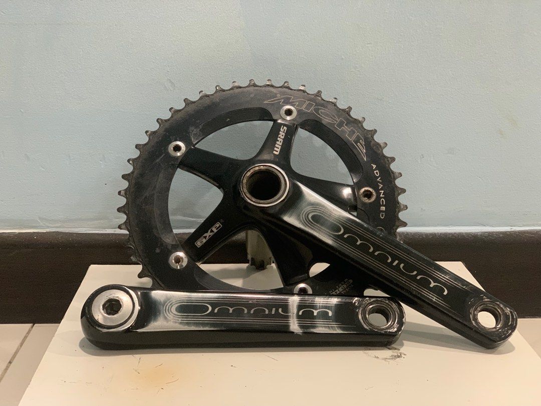 Sram omnium x miche chainring crankset, Sports Equipment, Bicycles ...