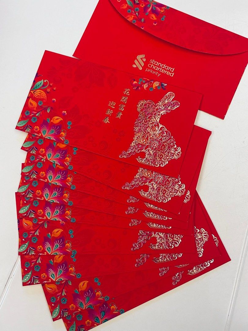 [sold] Standard Chartered Priority Angpow Packets 2023 / Red Packet ...