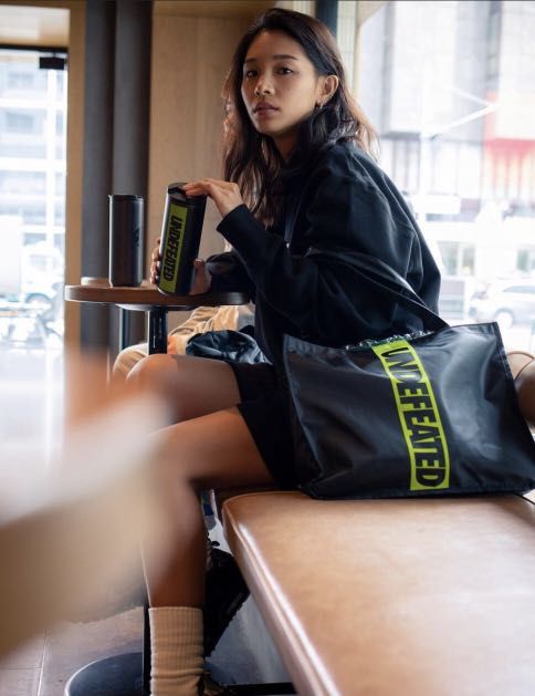 Starbucks x Undefeated tote nylon bag, Luxury, Bags & Wallets on Carousell