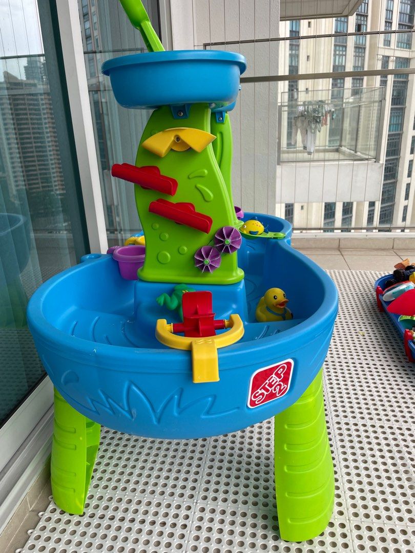 Step2 Tropical Rainforest Water Table, Babies & Kids, Infant Playtime ...
