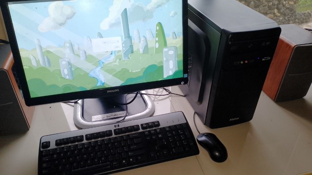 Student or Office Modern Desktop Complete AMD 200GE DVD P6700 with DVD ...