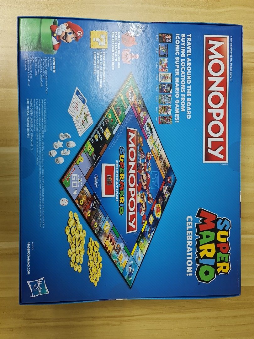 Super Mario Monopoly, Hobbies & Toys, Toys & Games on Carousell