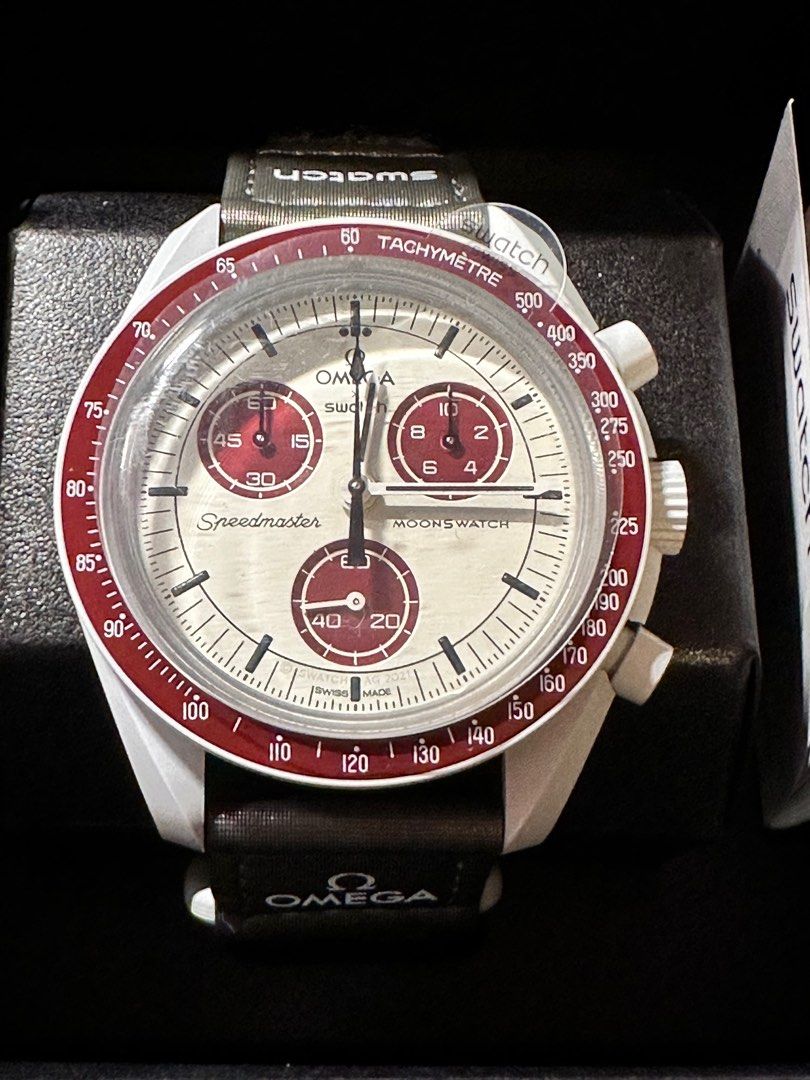Swatch Omega Pluto, Luxury, Watches on Carousell