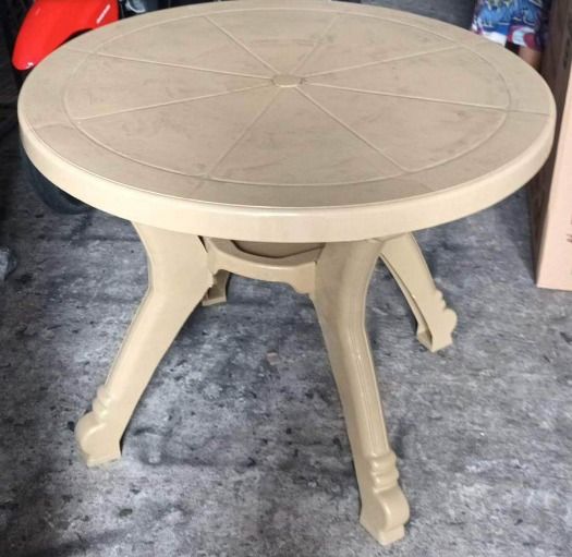 Swiss Round Monoblock Table, Furniture & Home Living, Furniture, Tables ...