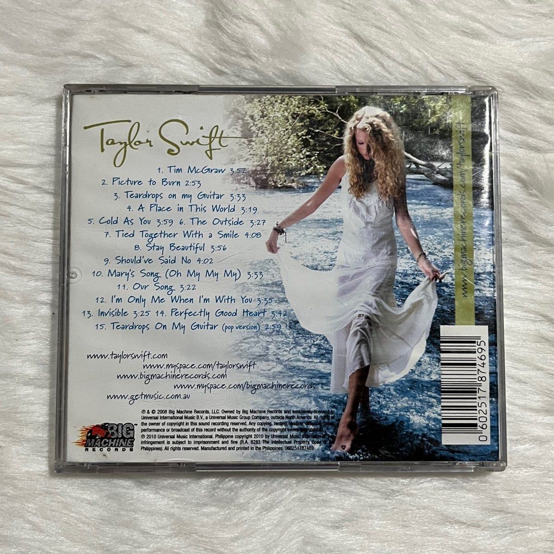 Taylor Swift - Taylor Swift Debut Album, Hobbies & Toys, Music & Media ...