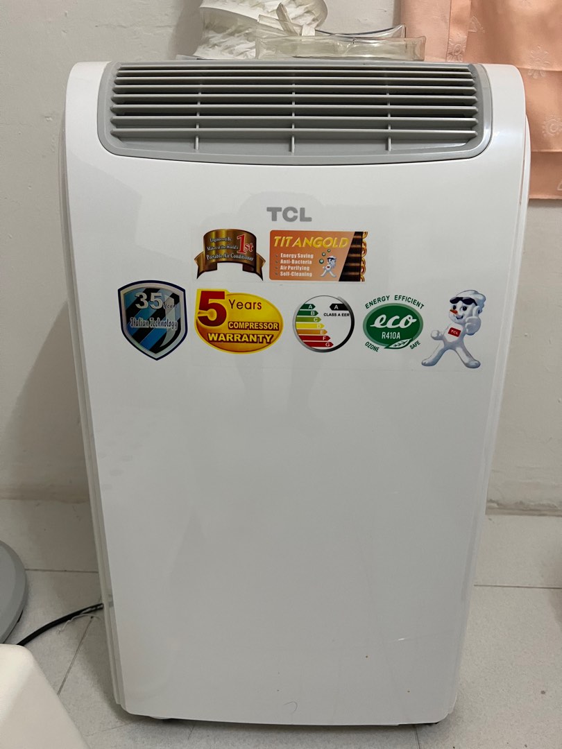 TCL portable aircon 10kbtu, TV & Home Appliances, Air Conditioners ...