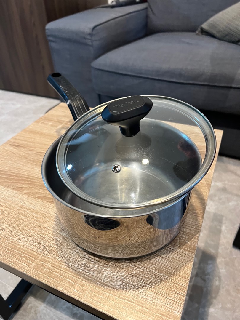 Tefal stainless (~19cm diameter), Furniture & Home Living, Kitchenware ...
