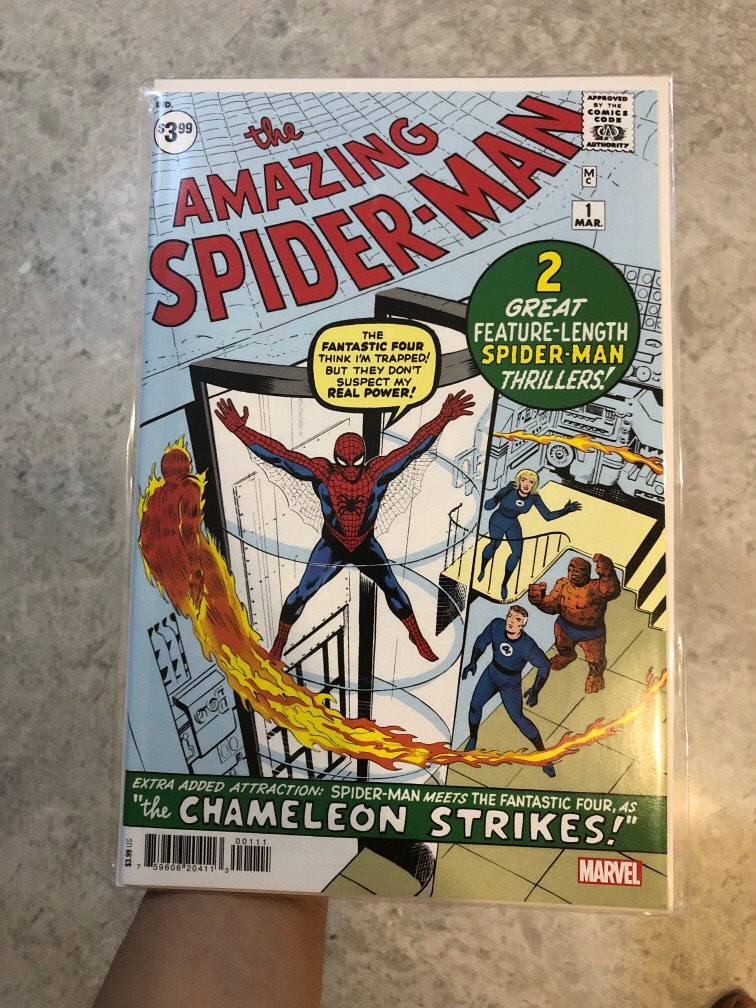 The Amazing Spiderman #1 Facsimile edition Spider-man comics, Hobbies ...