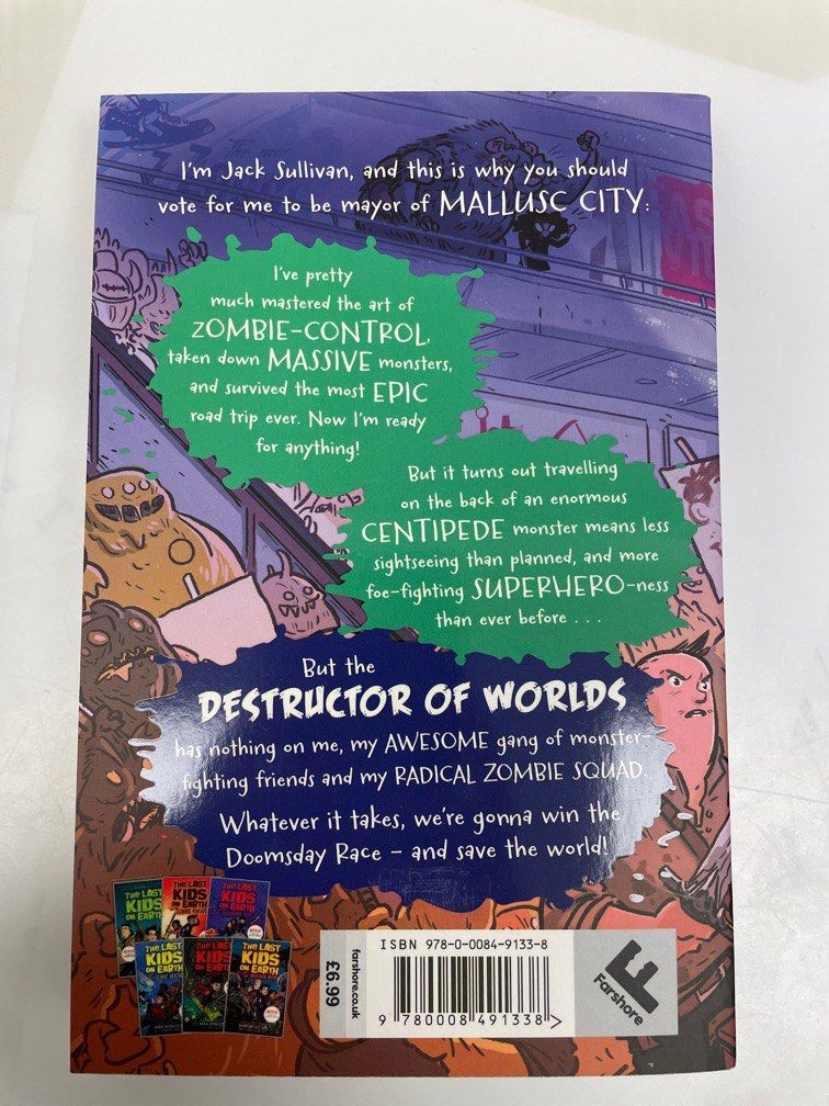 The last kids on earth and the doomsday race, 興趣及遊戲, 書本 & 文具, 小朋友書 ...