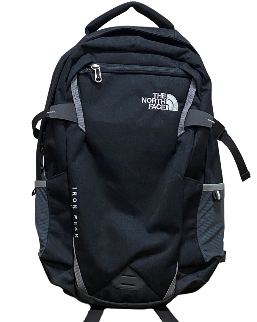 The North Face Iron Peak Backpack *Black/Gray, Men's Fashion, Bags ...