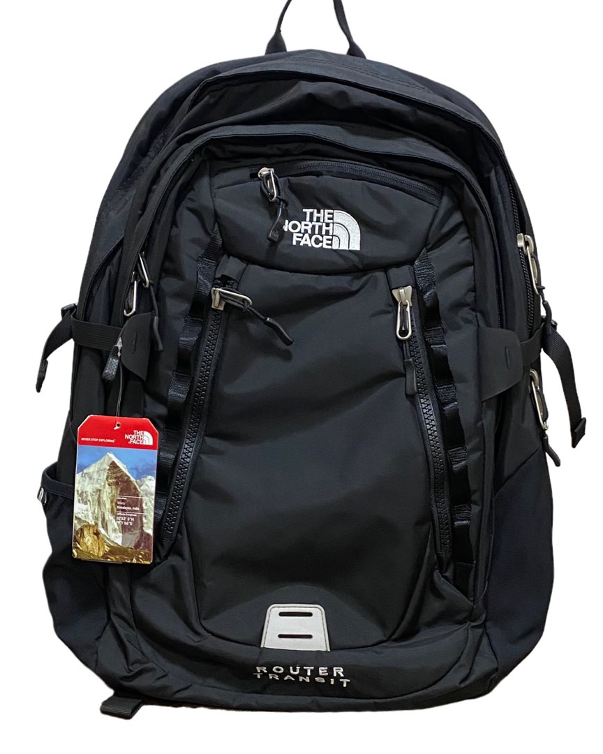 The North Face Router Transit Backpack *Black, Men's Fashion, Bags ...