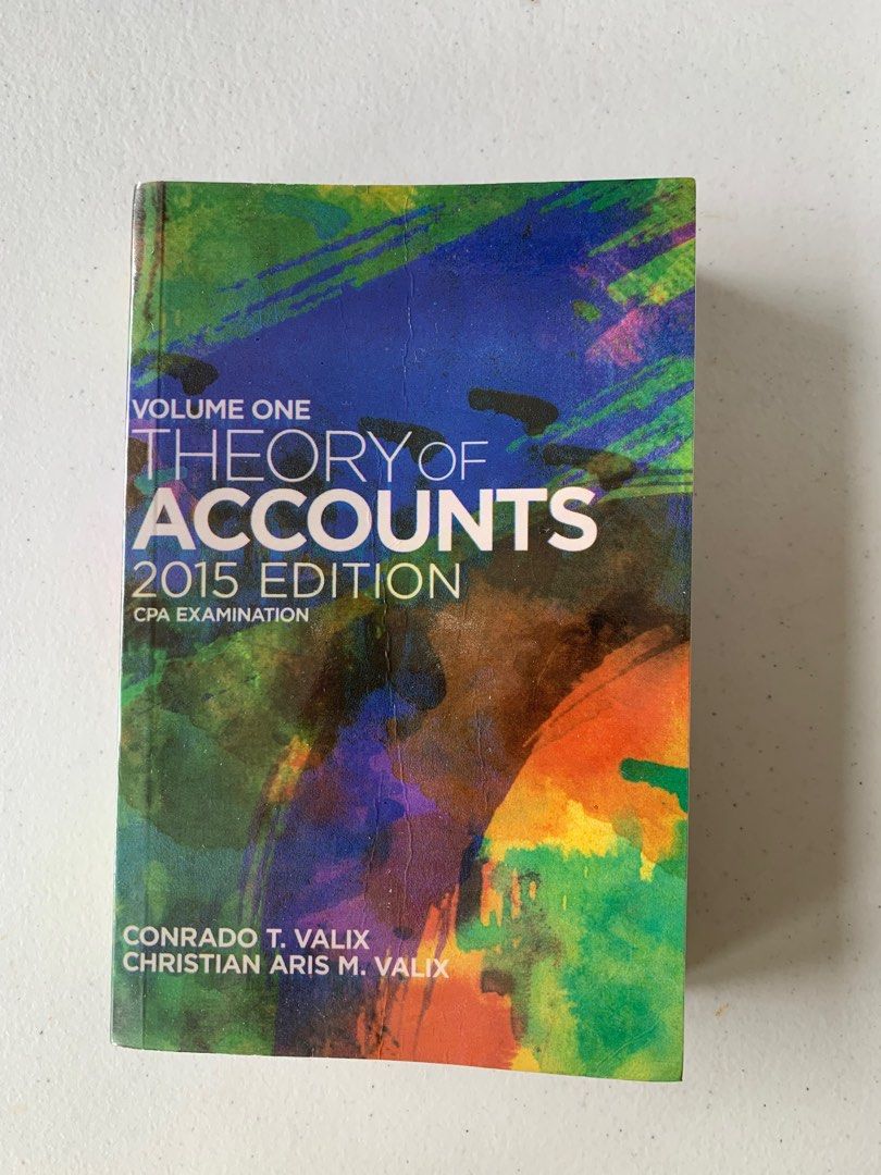Theory of Accounts Vol. 1 by Valix, Hobbies & Toys, Books & Magazines ...